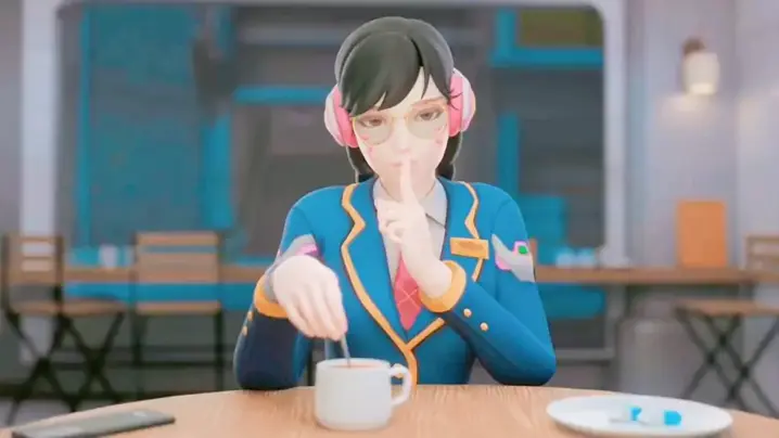 D.Va Coffee Break #dva #animation #OverWatch