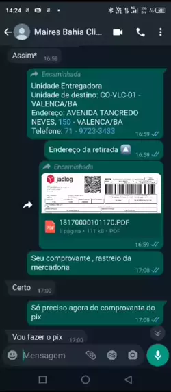 transferido para unidade jadlog sede | Discover